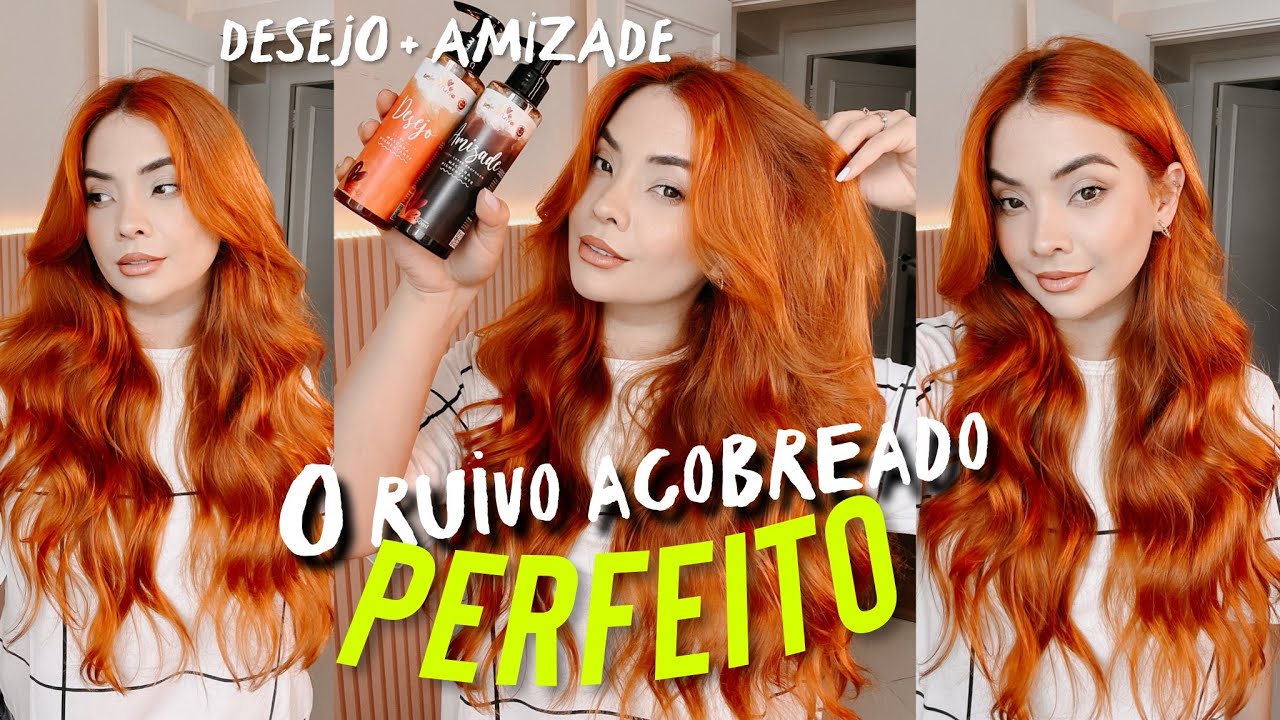 TONALIZANDO O RUIVO COM DESEJO + AMIZADE BELEZA RUIVA - Ruivo Acobreado ...