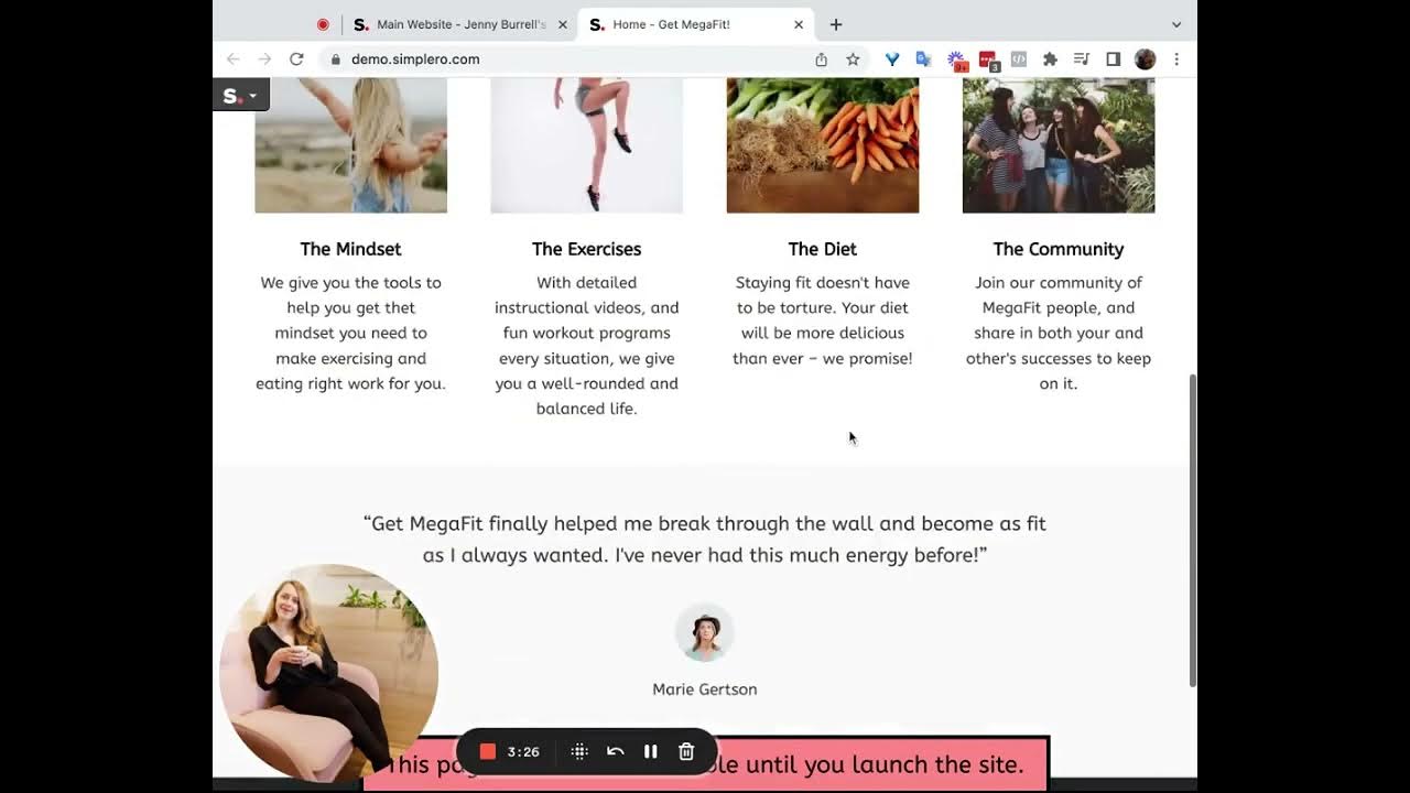 How to Build your Marketing Website - The Website Page Builder - YouTube