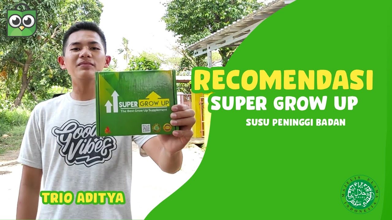 SUPER GROW UP SUSU PENINGGI BADAN ORIGINAL TERBUKTI MANFAATNYA! - YouTube