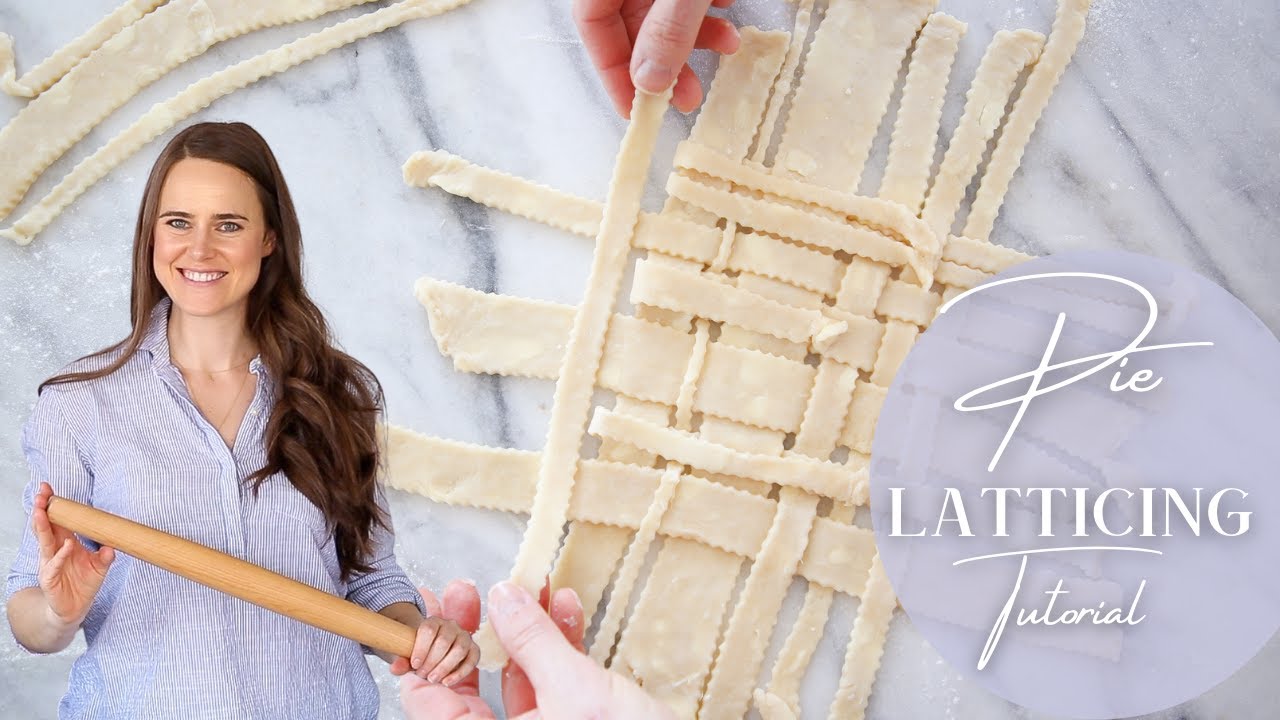 HOW TO LATTICE PIE CRUST: A pastry chef shows you how to weave a ...