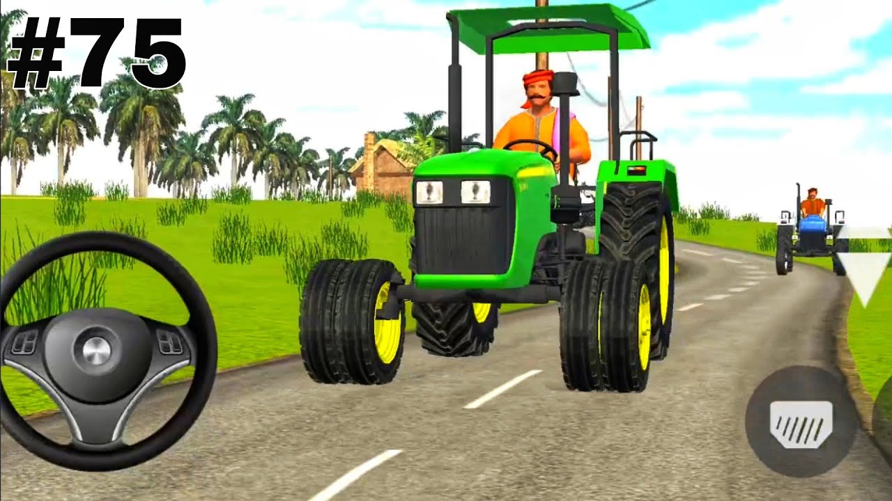 Double Tier Tractor Vs Normal Tractor Power | Indian Tractor Driving 3d ...