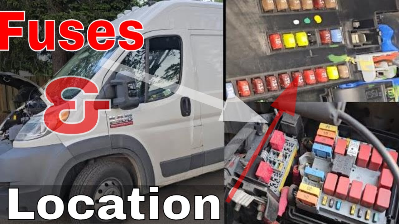 Fuse Box Location On Dodge Ram 2500 ProMaster 2014-2022 - YouTube