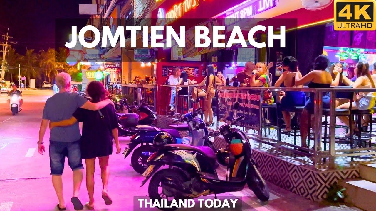 [4K] Walking Jomtien beach, Pattaya today. Thailand 2024 - YouTube