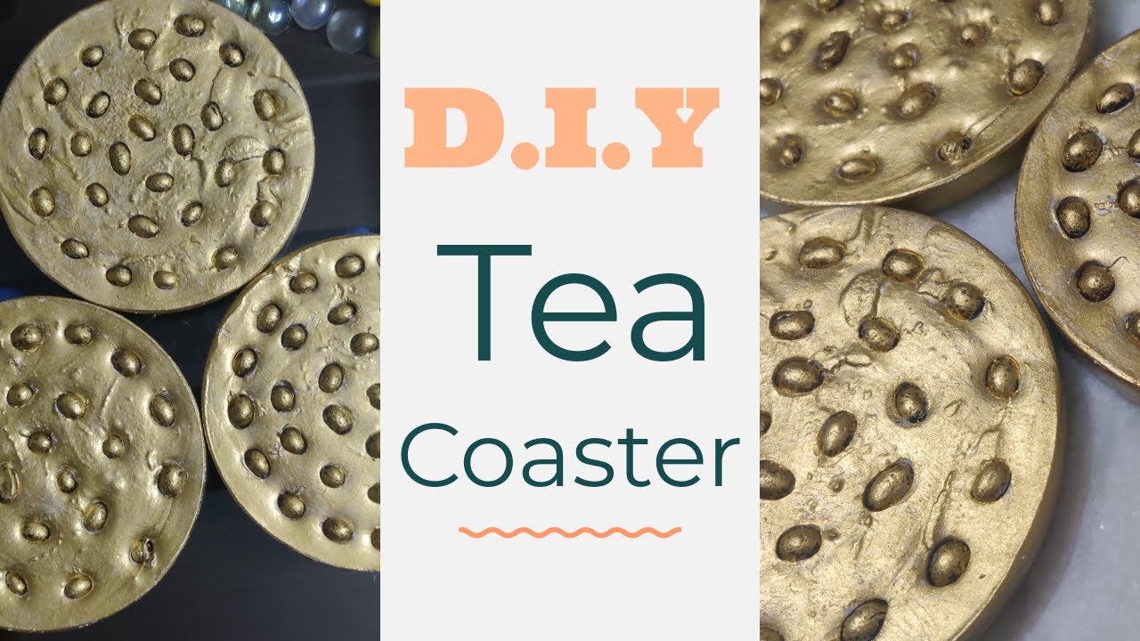 DIY Coffee bean coasters using Plaster Of Paris(P.O.P) | How to make ...