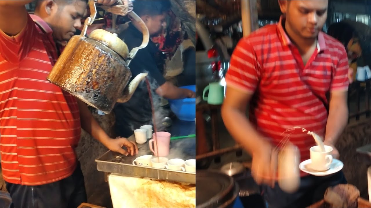 Popular Fastest Masala & Milk Tea Maker in Dhaka | Bangladeshi Street ...
