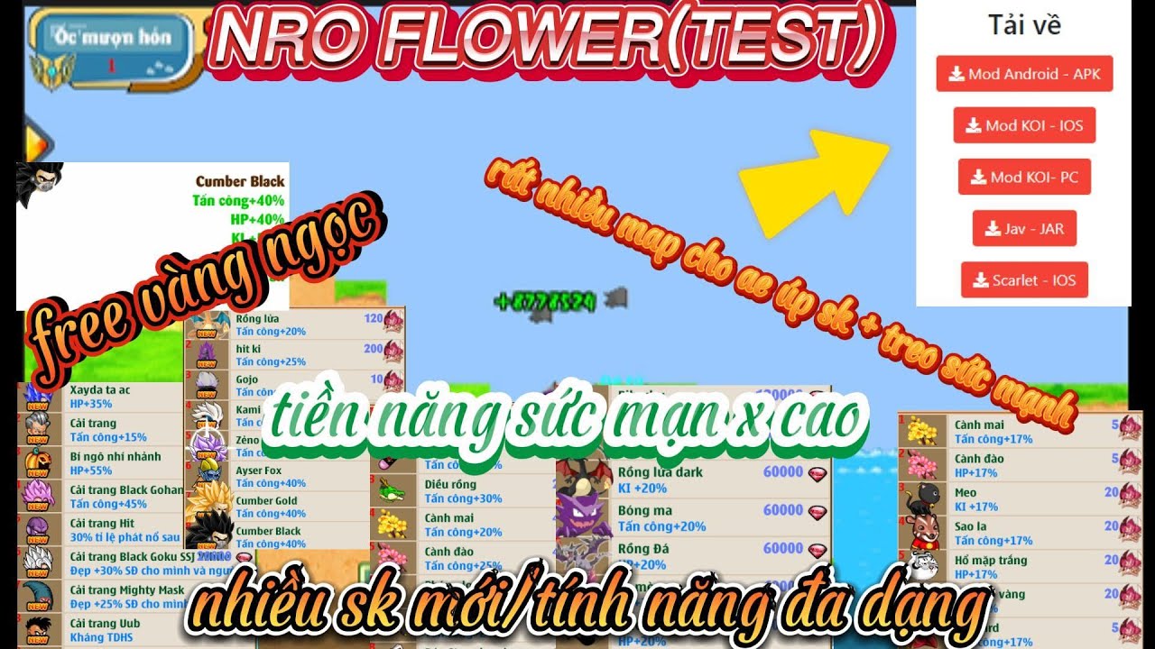 NGỌC RỒNG LẬU MỚI / NRO FLOWER sắp open free vàng ngọc + nhiều sk mới ...