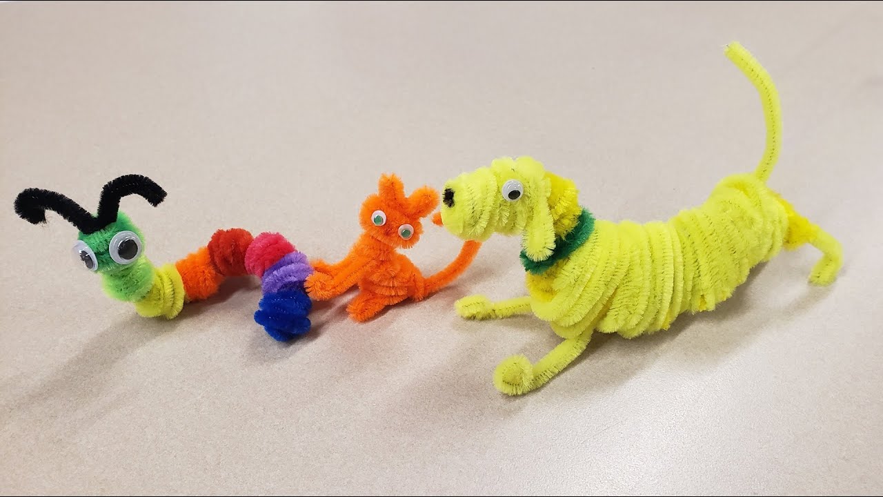 Pipe Cleaner Animals - YouTube