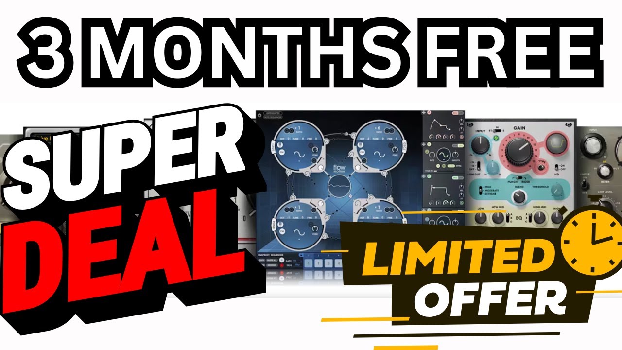 INSANE DEAL - FREE Waves Plugins StudioVerse Starter Pack 3 Months Free for Early Birds! - YouTube