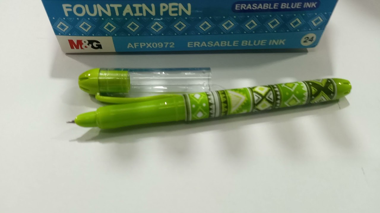 M&G Ink Pen Fountain Pen AFPX0972 New Arrivals Reviews - YouTube