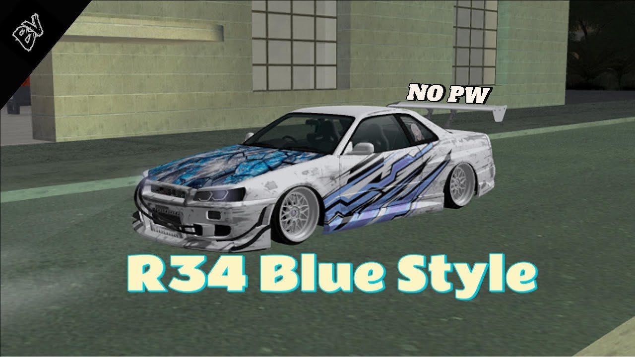[SHARE] Nissan R34 Blue Style Gta San Andreas | Support samp #gtasa # ...