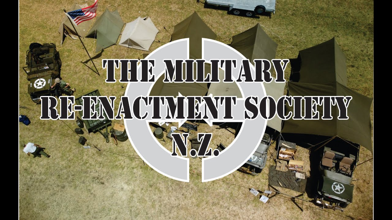The Military Reenactment Society of New Zealand WW2 Motor Pool Display ...