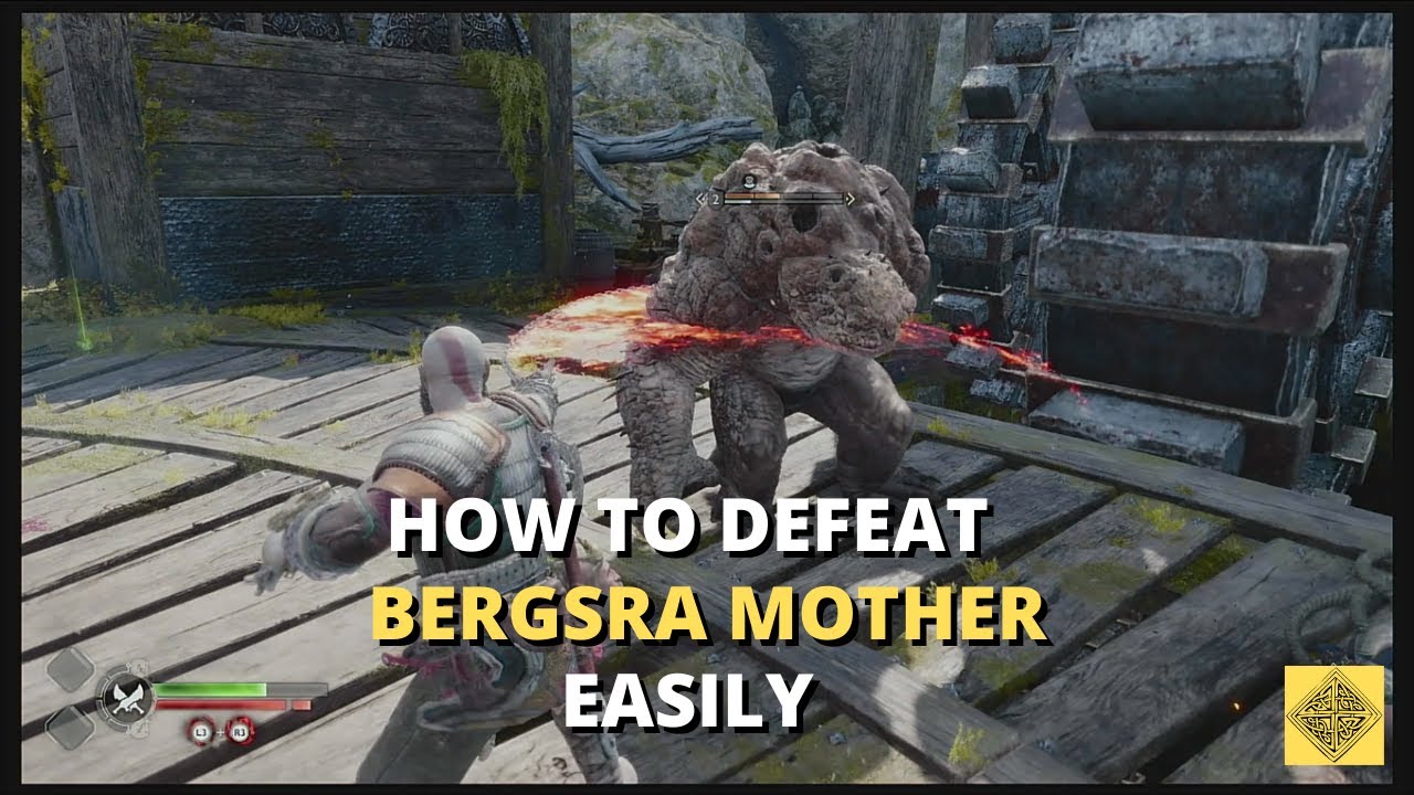 Bergsra Mother Boss Fight - God of War Ragnarok - YouTube