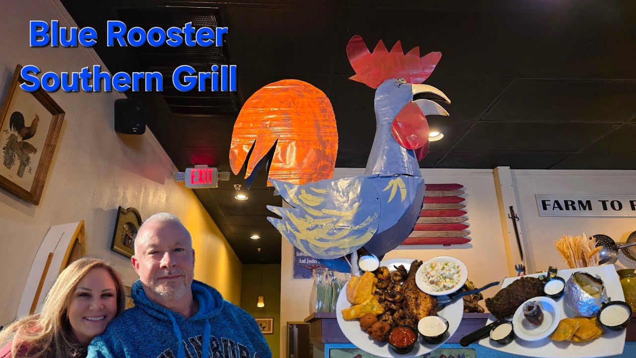 Blue Rooster Southern Grill - Clyde, North Carolina - YouTube