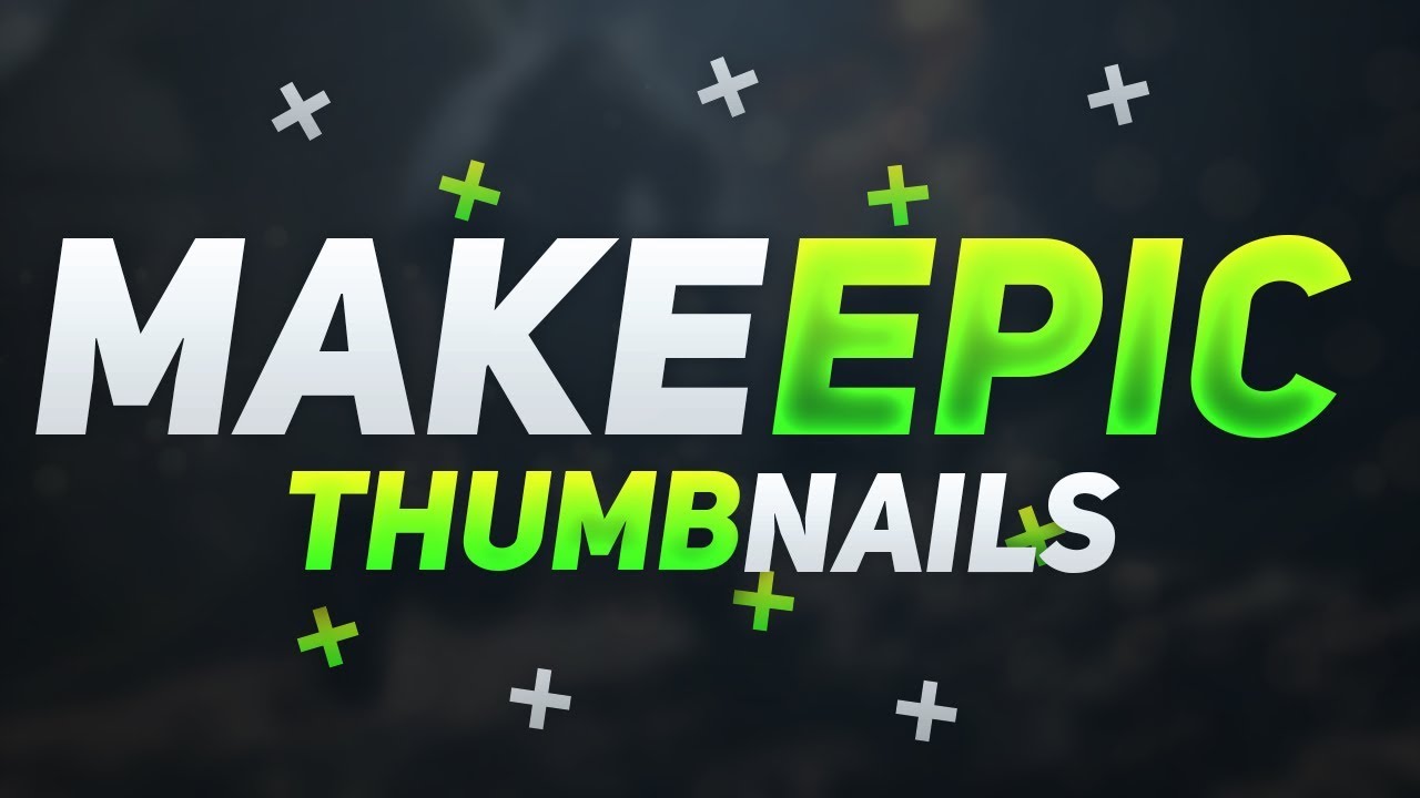 How To Make a Thumbnail for YouTube with Photoshop CS6/CC! (2016/2017 ...