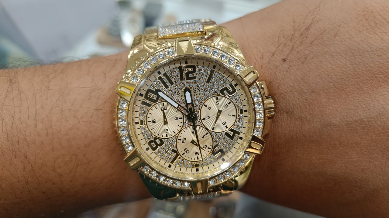 Guess Premium Edition Multifunction Watch Review || Guess Golden ...