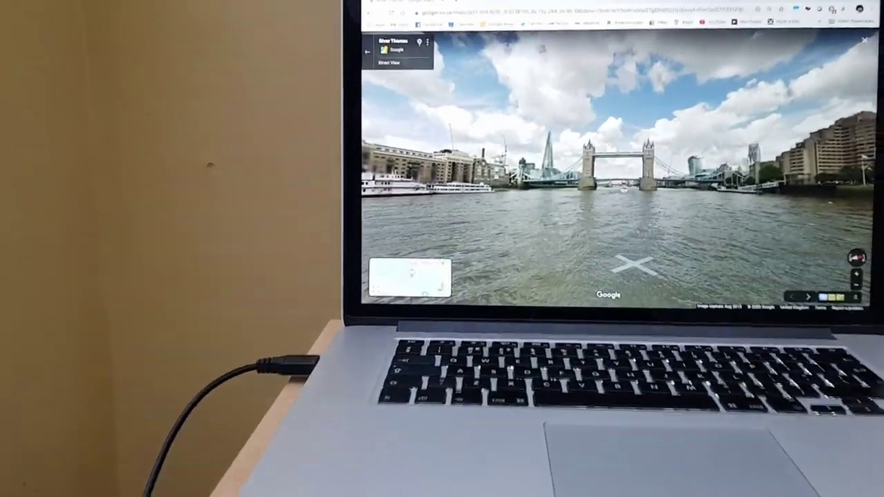 Virtual reality Waterrower rowing machine (erg) - YouTube