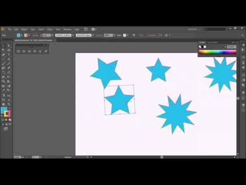 illustrator egitimi 25 star tool