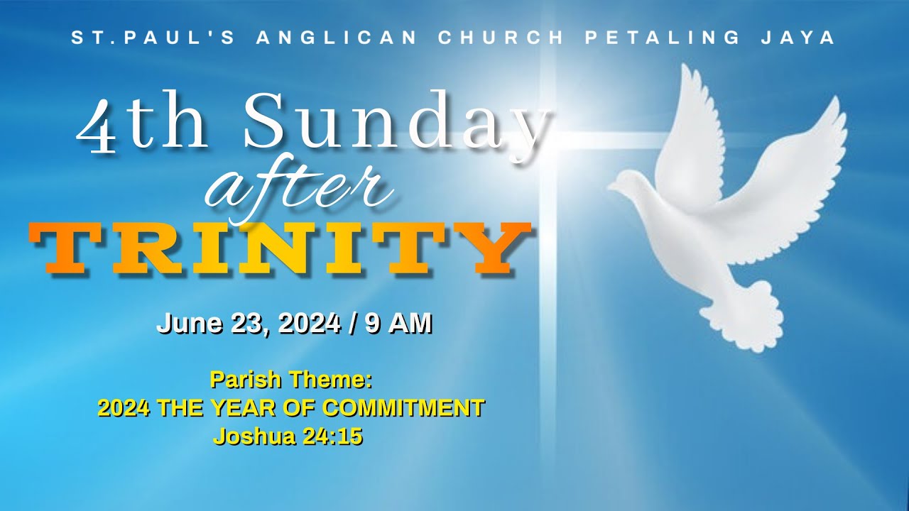 Fourth Sunday after Trinity (June 23, 2024) - YouTube