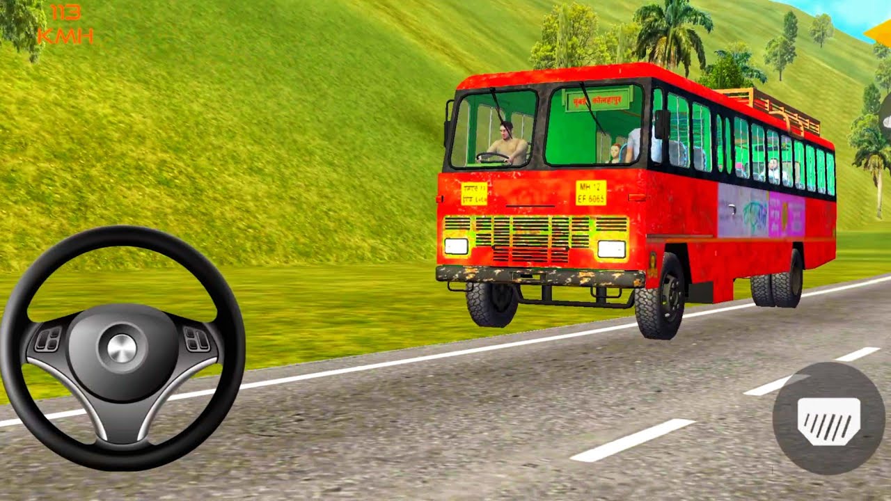 Indian Sleeper Bus Simulator 3d _ Bus Game _ Bus Wala Game Indian Bus ...
