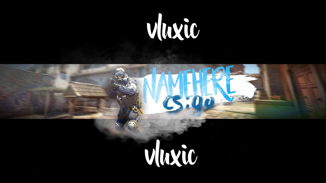 CS:GO Banner #2 - [Free YouTube Template (PSD)] - YouTube