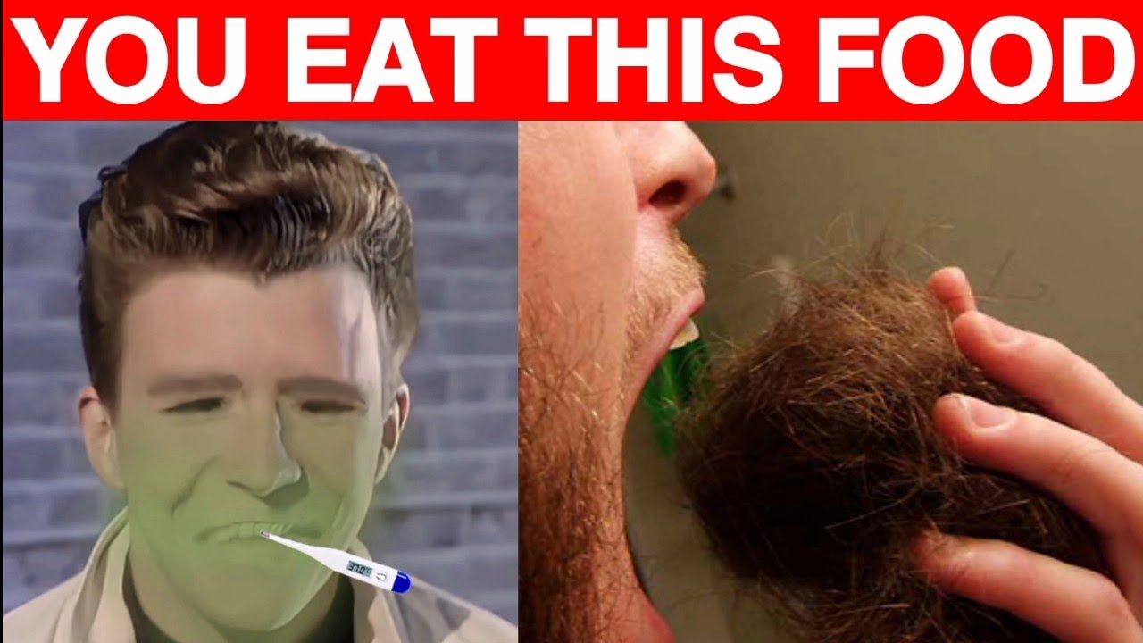 Rick Astley Becoming Sick (You Eat This Food) - YouTube