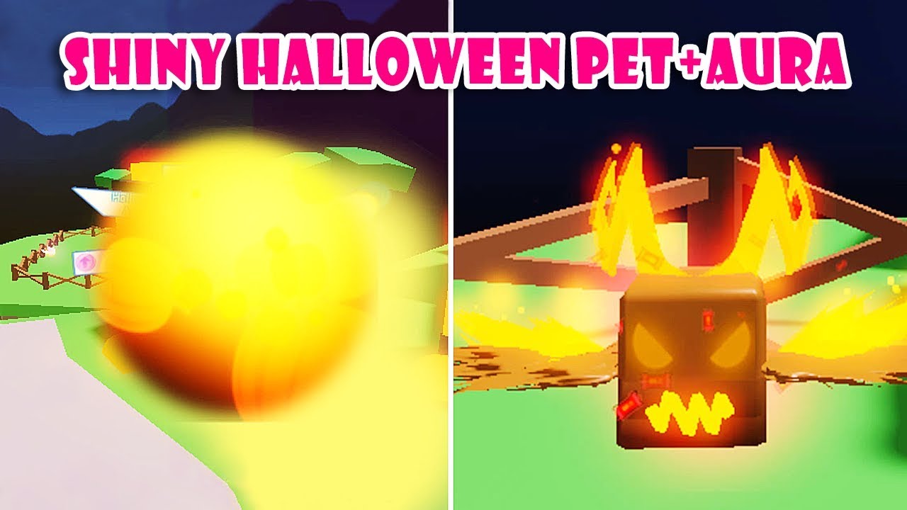MAKING SHINY HALLOWEEN PETS + AURAS In PET RANCH SIMULATOR! [Roblox ...