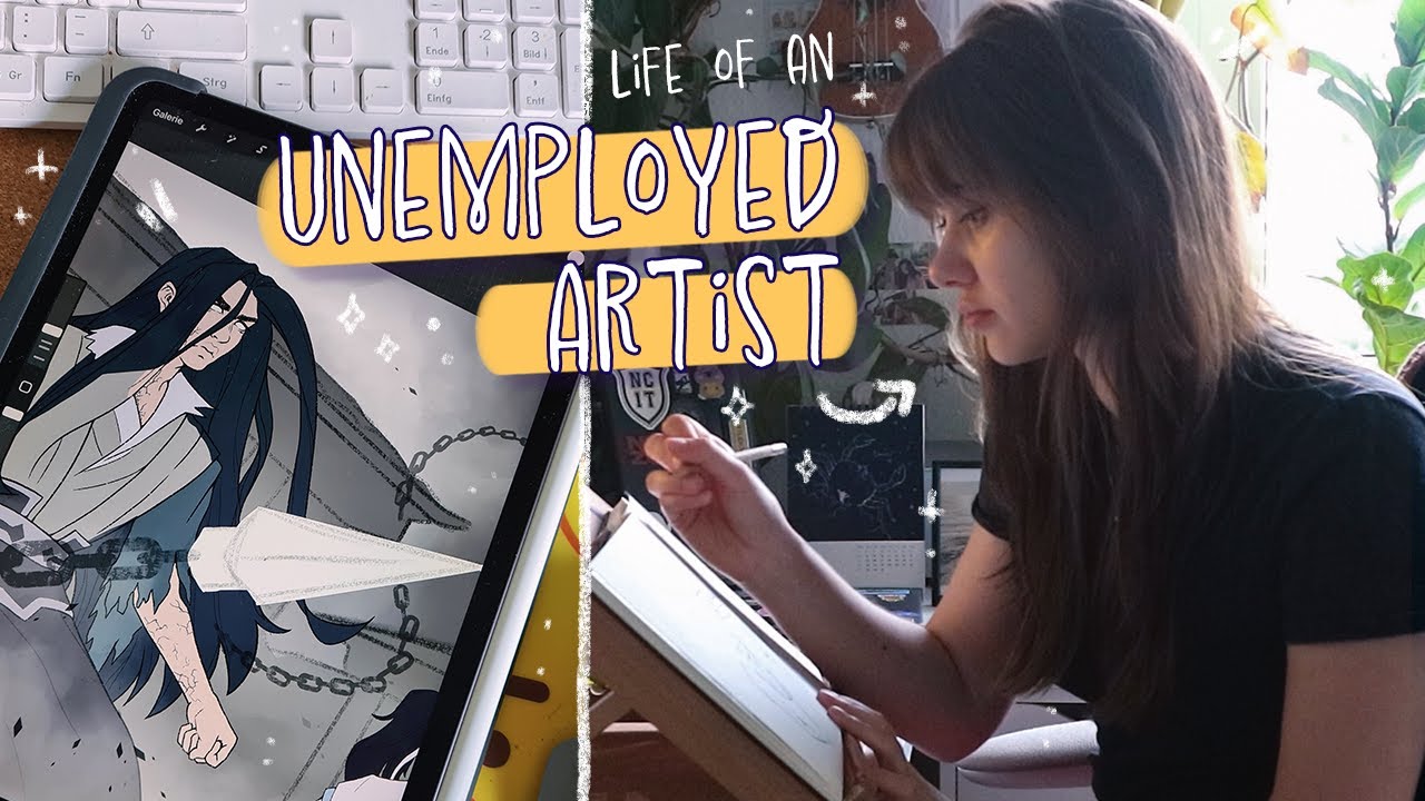 days in the life of an unemployed artist - YouTube