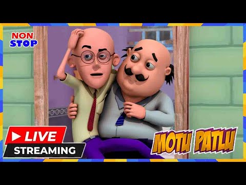 LIVE - Non Stop Motu Patlu | #motupatlu #motupatlukijodi #cartoon