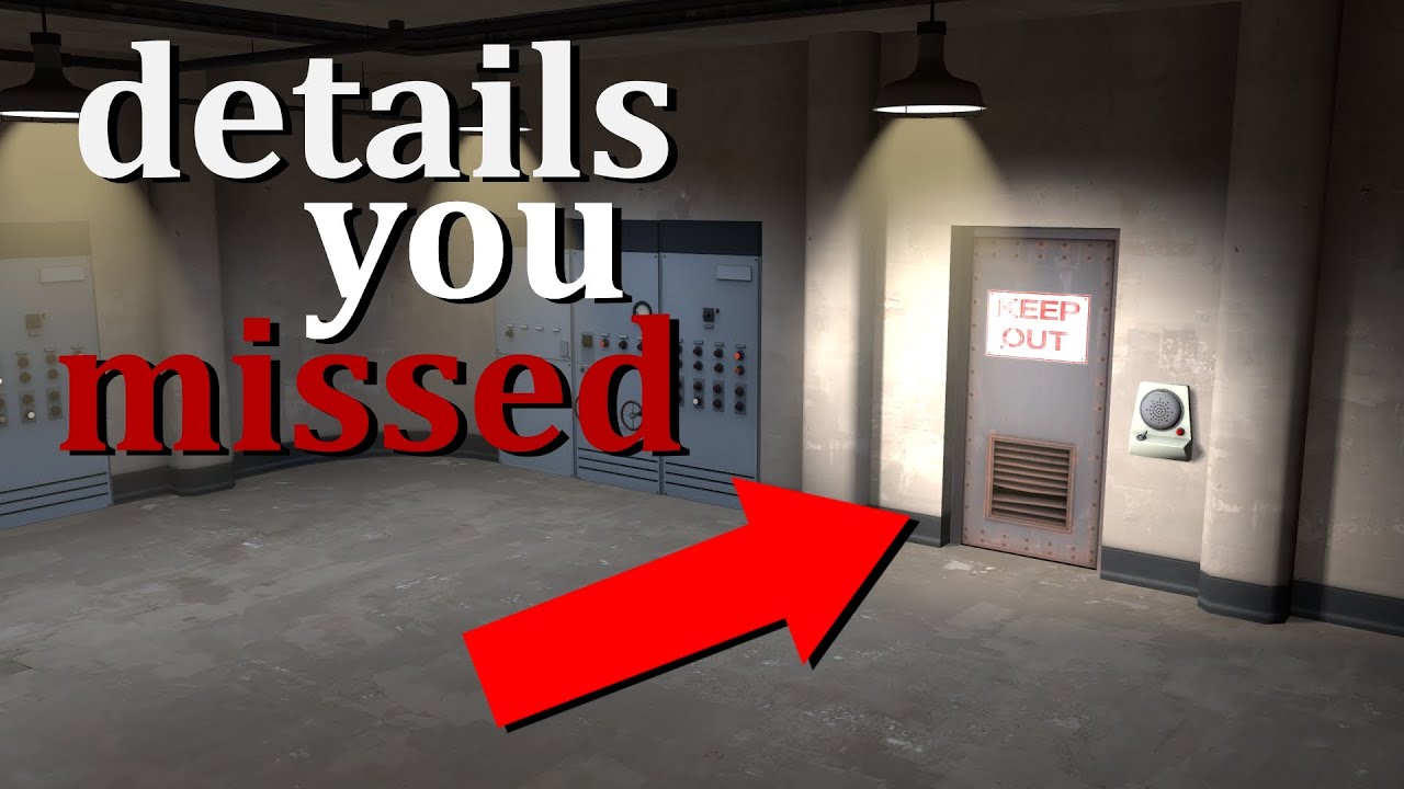 finding details you missed in 2fort: red sewers - YouTube