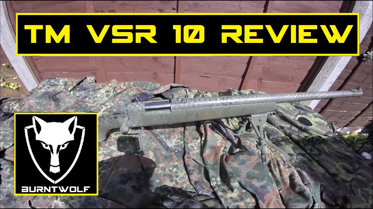 Tokyo marui VSR 10 Airsoft review - YouTube