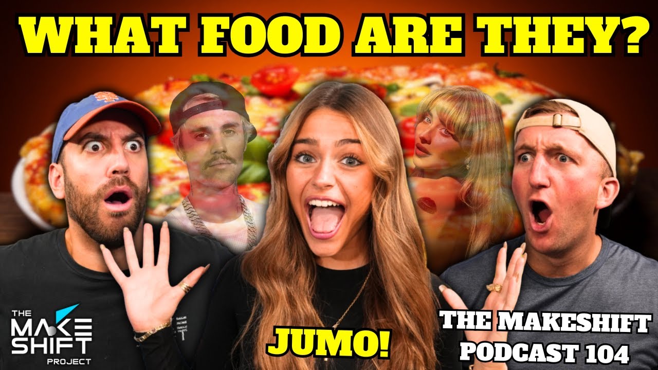Which FOOD Are These CELEBRITIES?! (feat. Jumo) 🍕 The Makeshift Podcast ...
