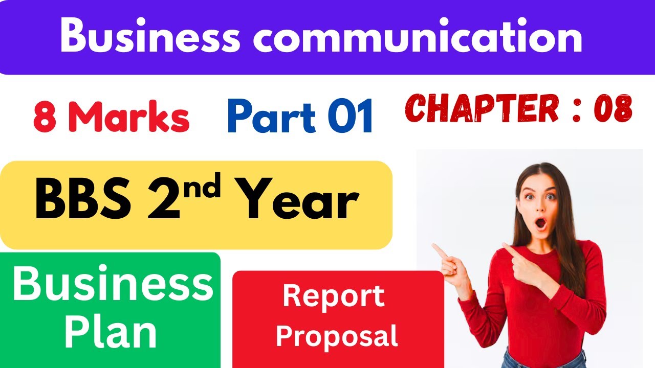 Chapter 08 | | Part 01 | | Business Plan & Report Writing | BBS 2nd ...