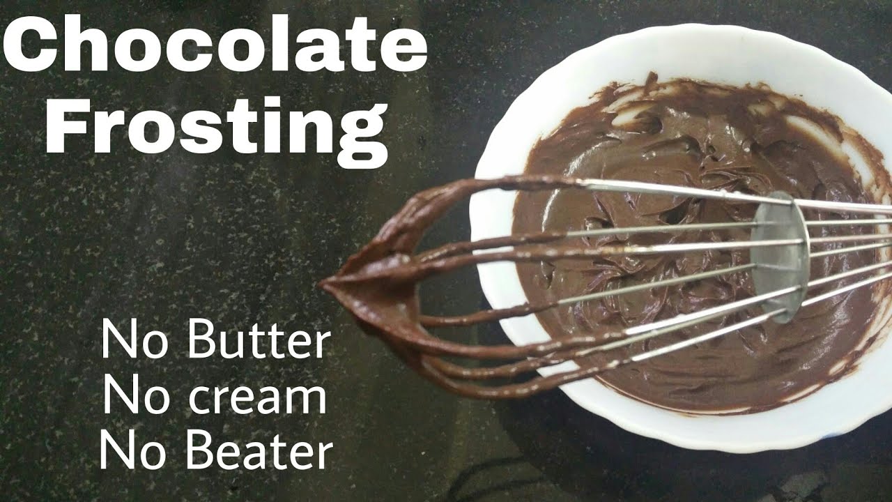 Chocolate Frosting For Cake | Homemade chocolate frosting with cocoa ...