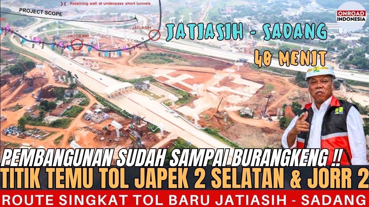 Tol Langsung JATIASIH - SADANG 64KM (JAPEK 2 SELATAN) Selesai 2025 ...