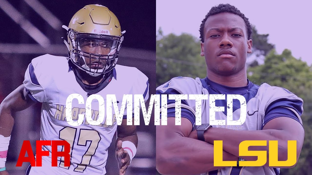 4-Star DE Zavier Carter commits to LSU - YouTube