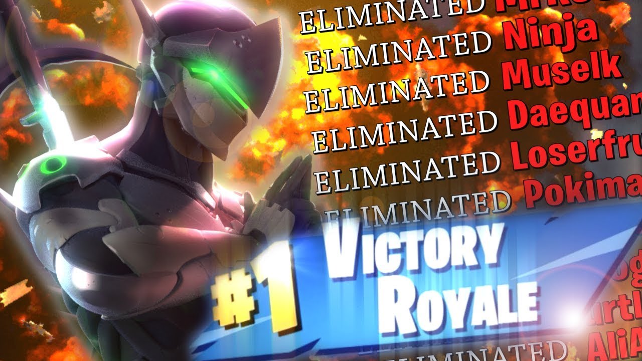 When a Genji Main Tries Fortnite - YouTube