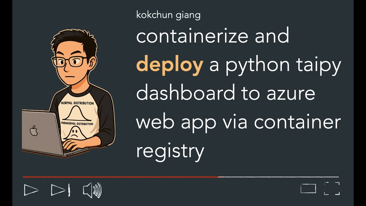 Containerize a python Taipy application and deploy it to Azure web app - YouTube