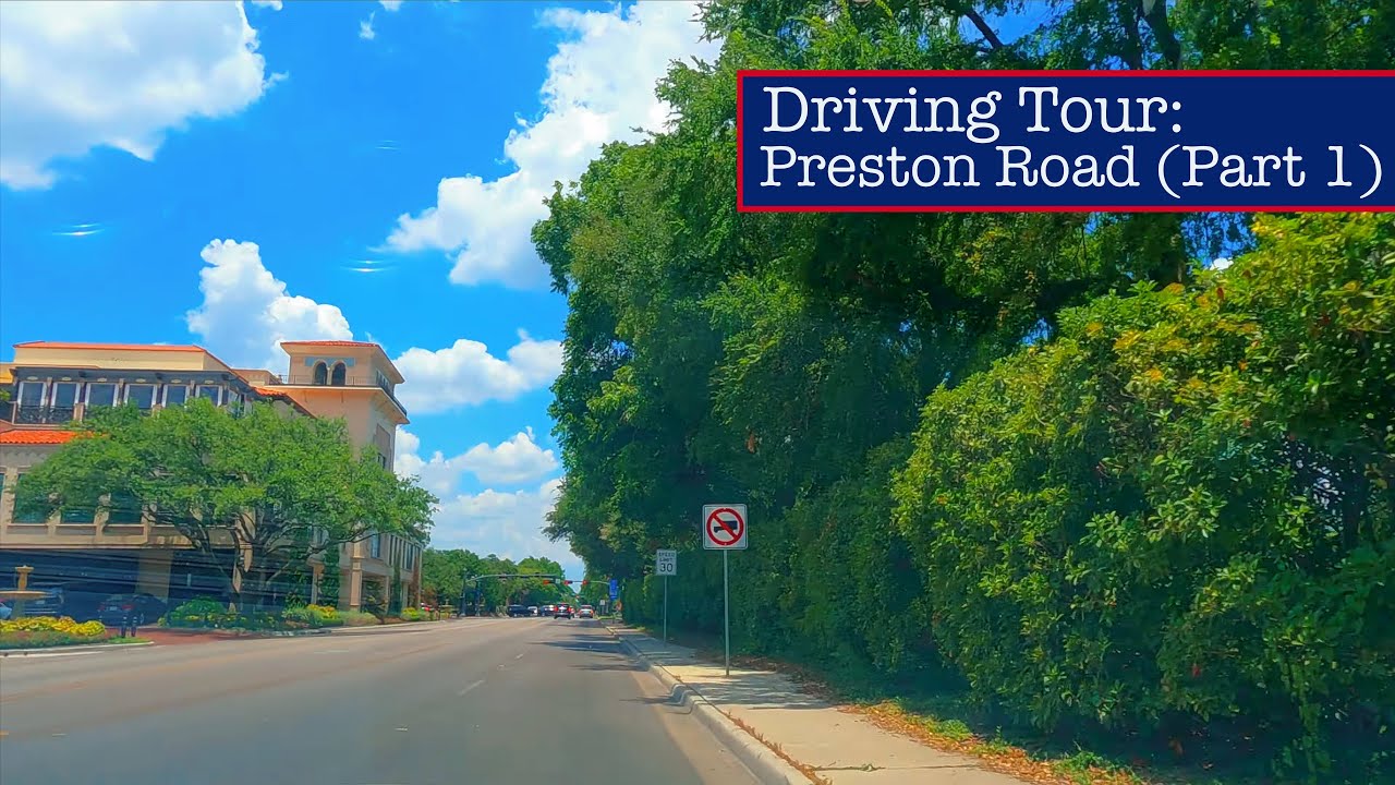 Dallas Driving Tour: Preston Road (Part 1) 4K - YouTube