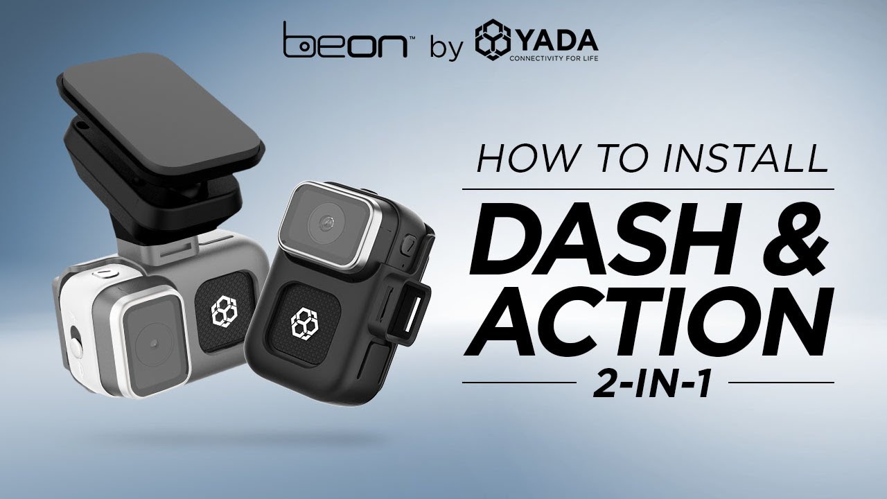 How to Install YADA BEON Dash Cam Action Cam 2-in-1, 1080p Everywhere ...