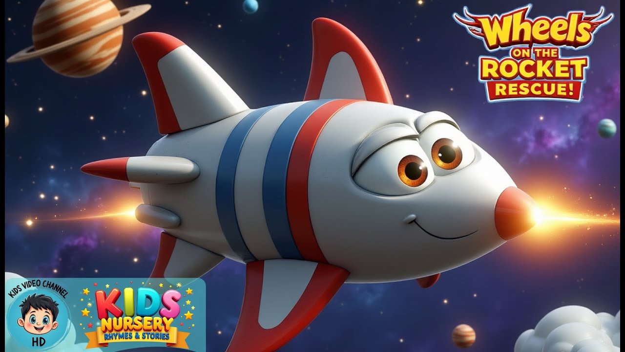 Wheels on the Rocket Rescue | Nursery Rhymes & Kids Songs | Kids Video ...
