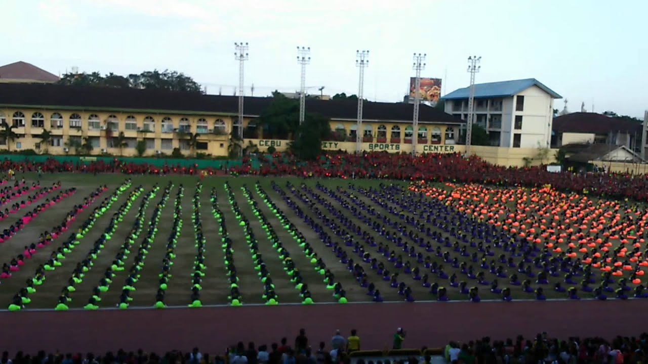 Apas National High School Playground Demonstration - YouTube