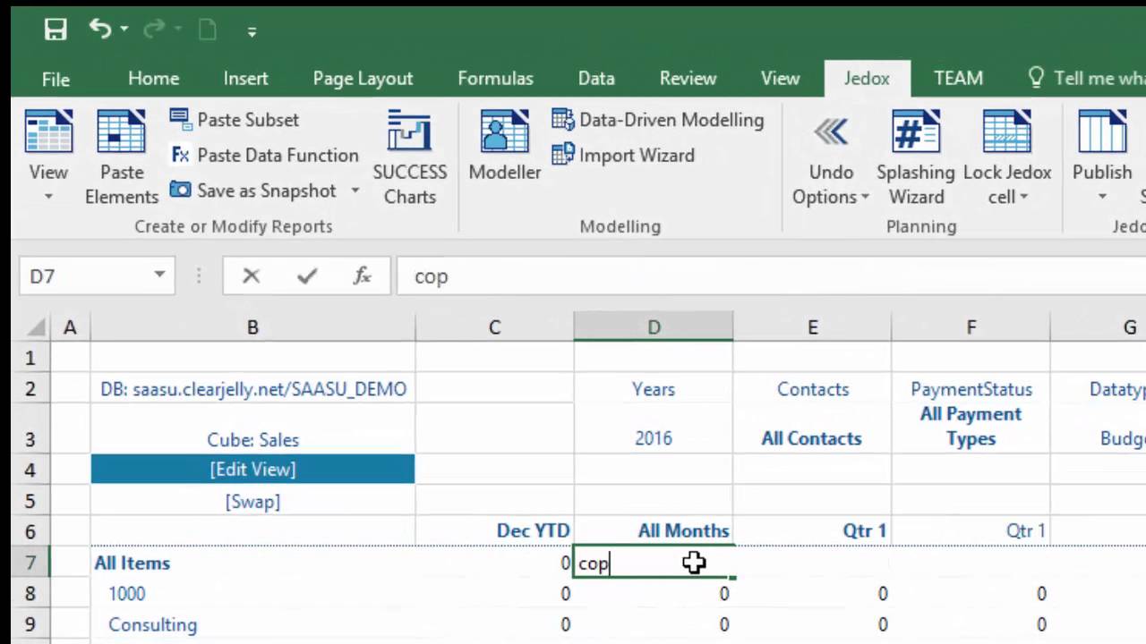Jedox Short Demo - YouTube