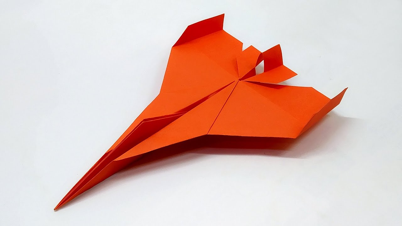 DIY Paper Fighter Plane Making At Home How To Make Origami Fighter Jet ...