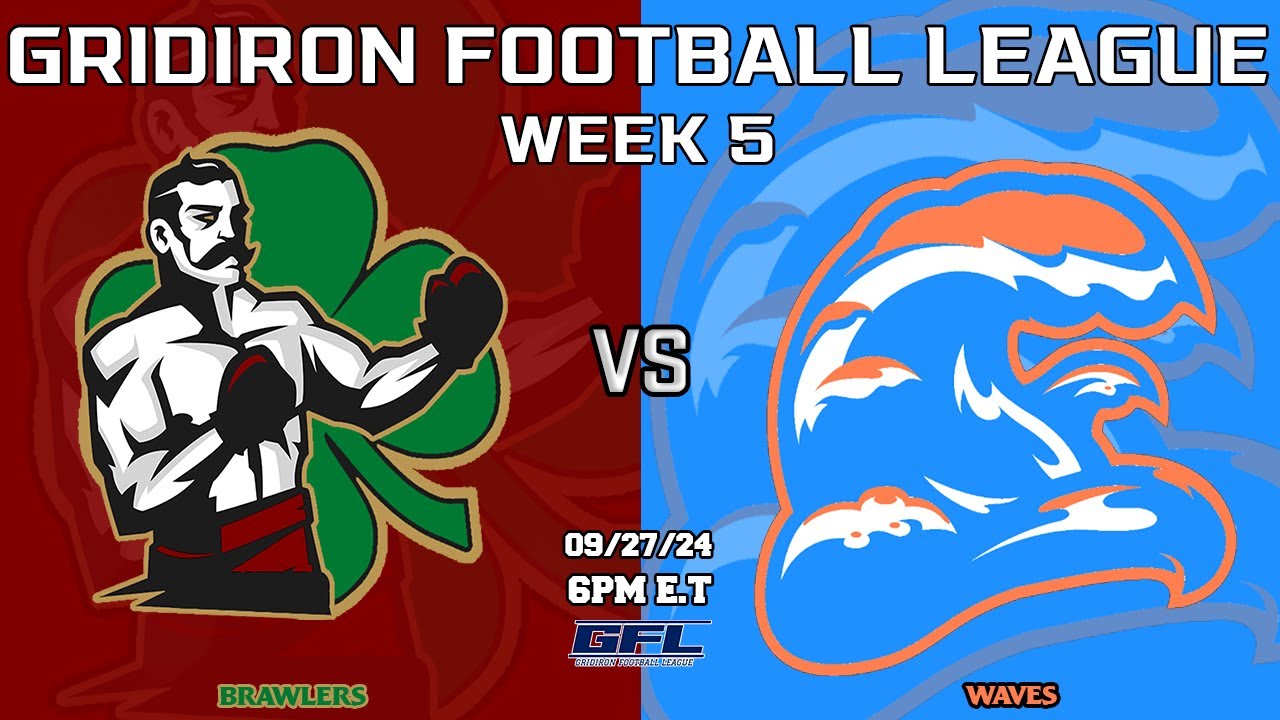 GFL Season 2 Week 5 Game 1 (Boston Brawlers @ Honolulu Waves) - YouTube