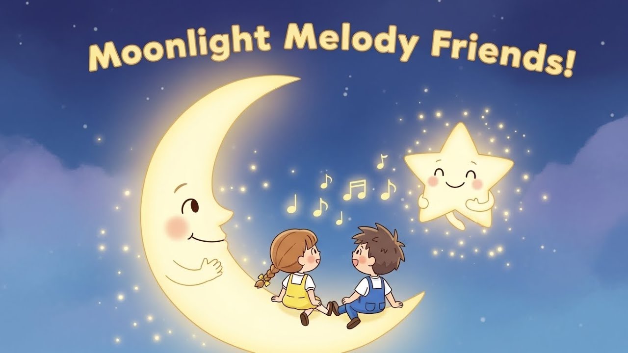 Moonlight Melody Friends | Gentle Nighttime Music for Kids | Buzzy Tune ...