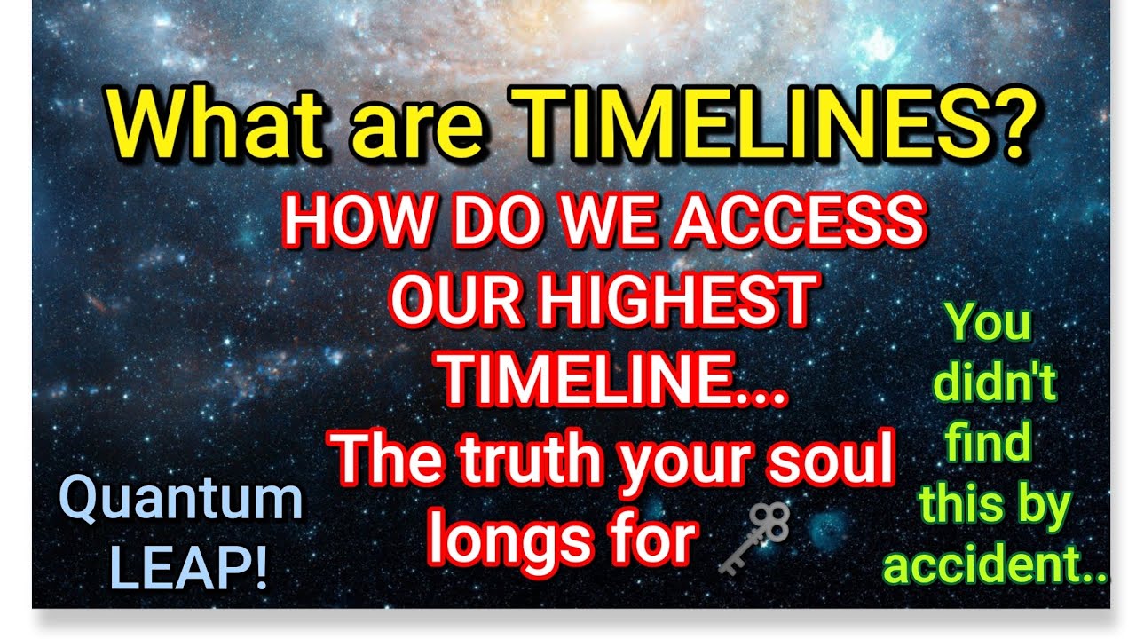 🌀 WHAT ARE TIMELINES / Quantum Leaping & Aligning to Your Highest Timeline - YouTube