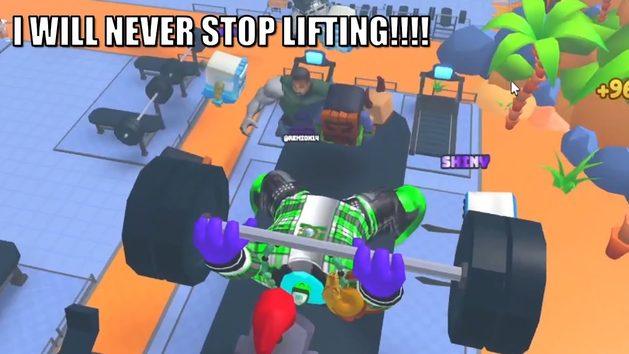 Become A Giant By Lifting Weights!!-Roblox- - YouTube