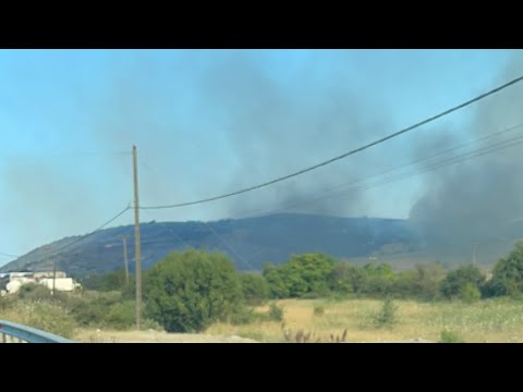 Μεγαλη φωτια στο Σεσκλο μαγνησιας - YouTube