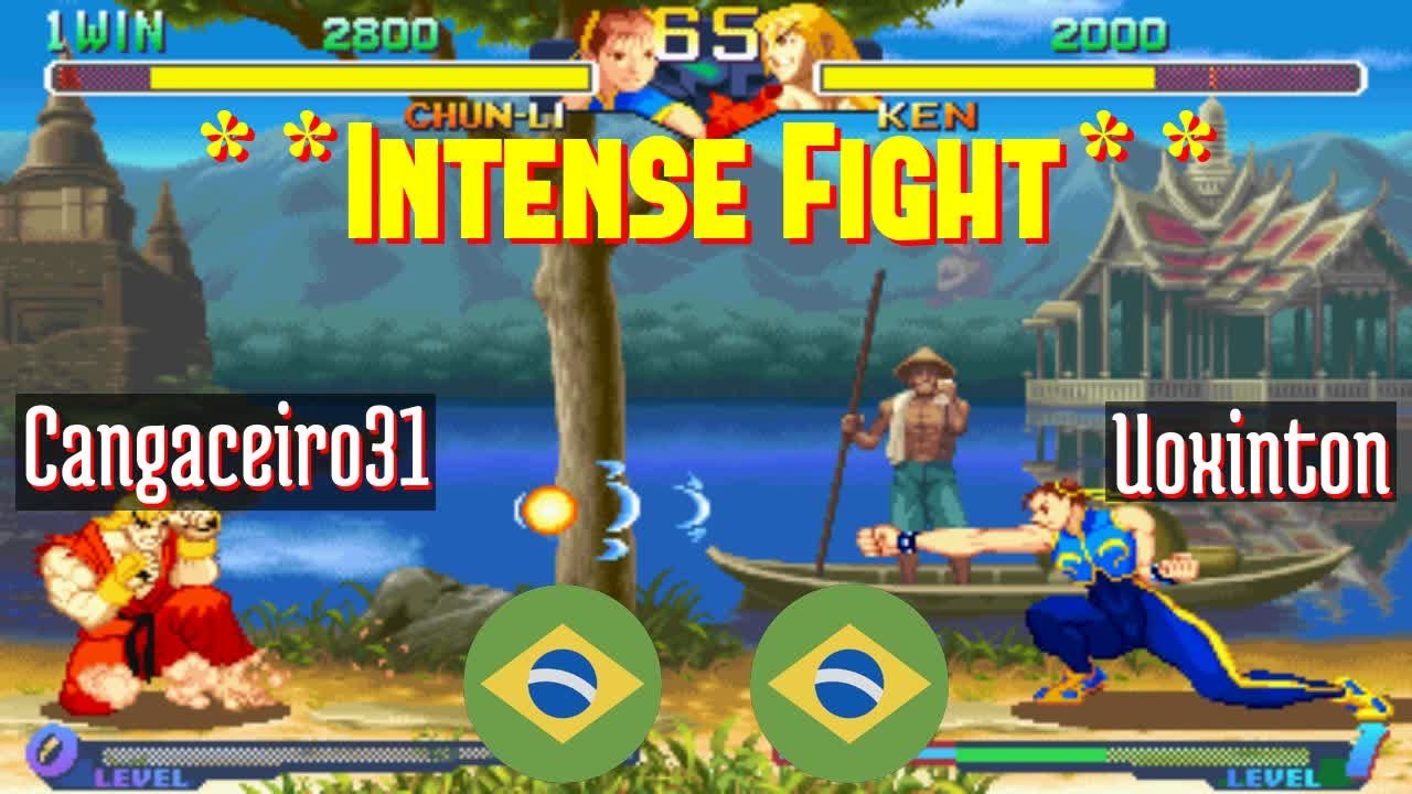 FT10 @sfa2u: Cangaceiro31 (BR) vs Uoxinton (BR) [Street Fighter Alpha 2 ...