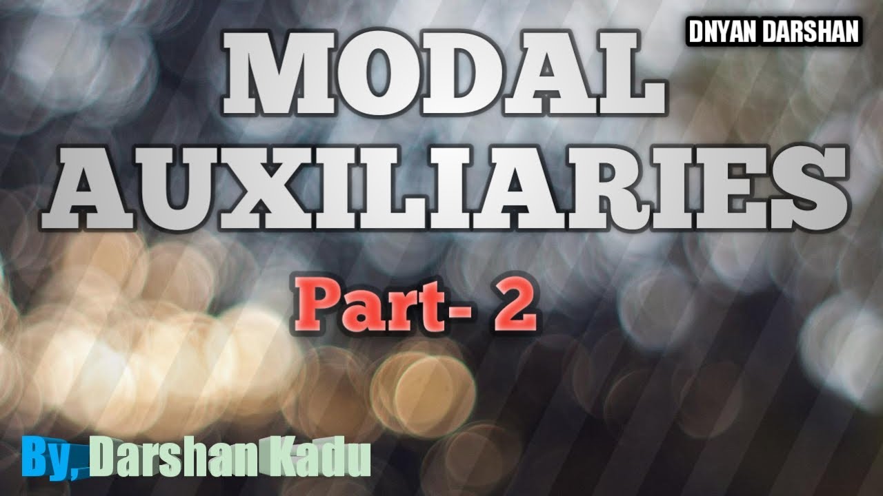 Modal Auxiliaries in English grammar in Marathi language | Modal ...